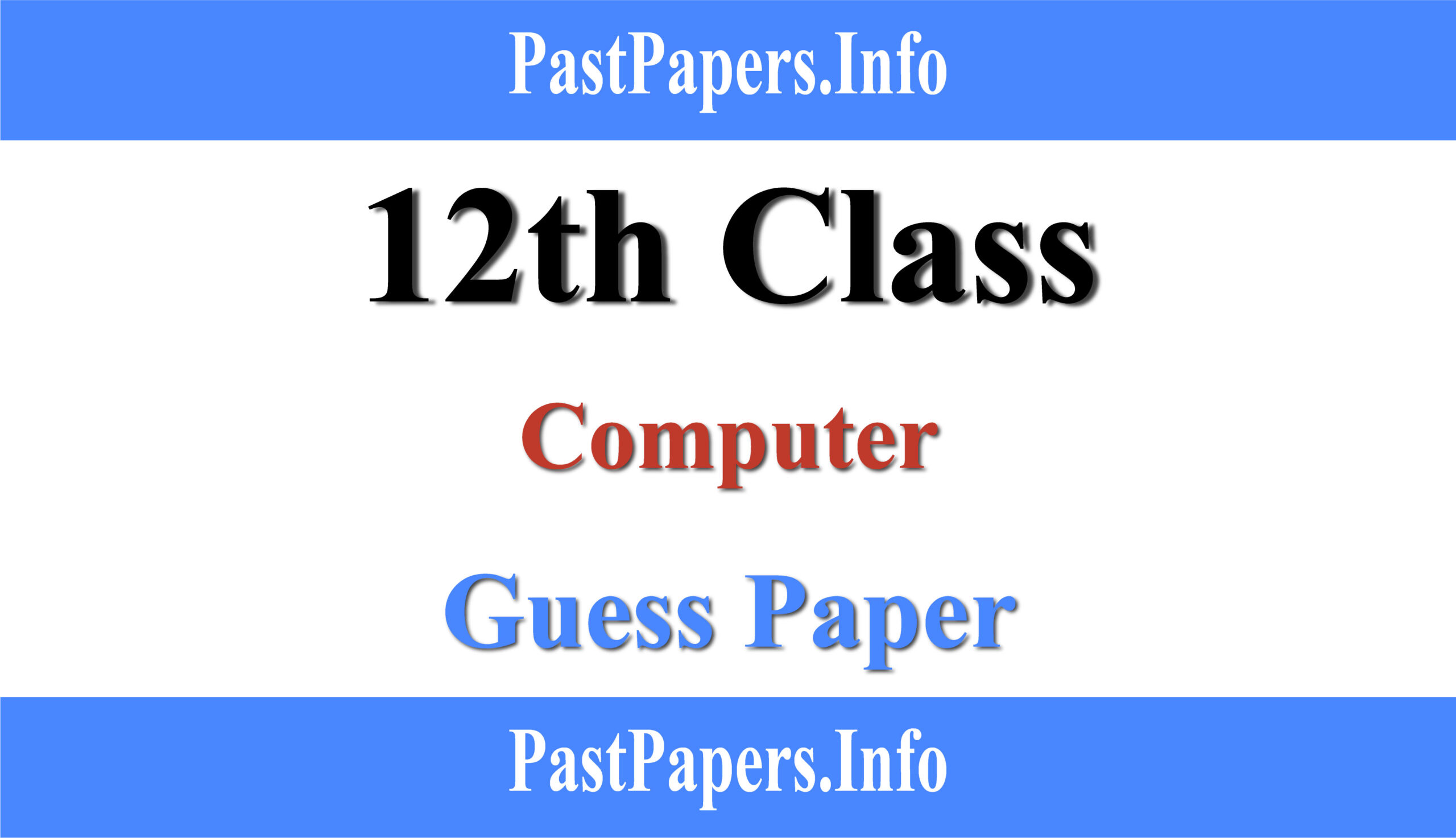 2nd year Computer Guess paper 2021 - Past Papers