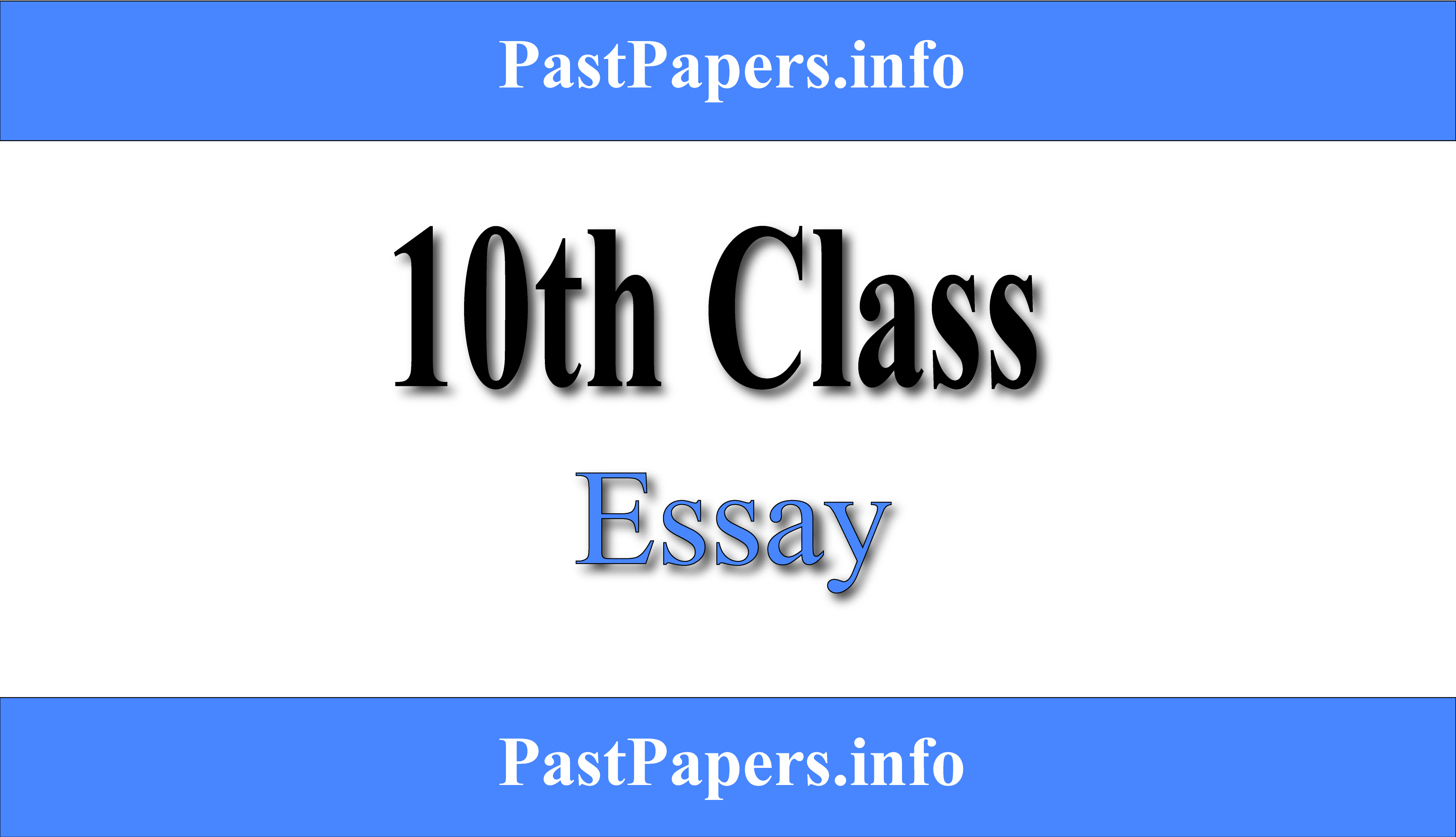 10th Class English Important Essays 2024 Lahore Board - Past Papers